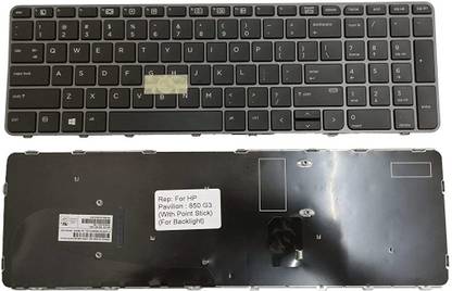 TechSonic Keyboard For HP EliteBook 755 G3, 850 G3, 850 G4, ZBOOK 15U ...