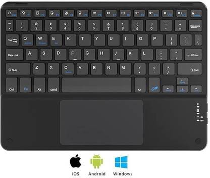 TECHGEAR Detachable Wireless Keyboard Bluetooth Multi-device Keyboard ...