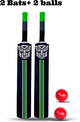 Jaspo Dominator Senior Plastic Cricket Bat with Soft Cricket Ball ...