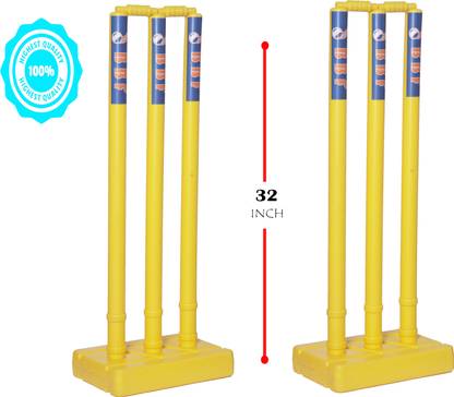 BIG BRO FITNESS Limited Edition Heavy Plastic Cricket Stump Wicket Set ...