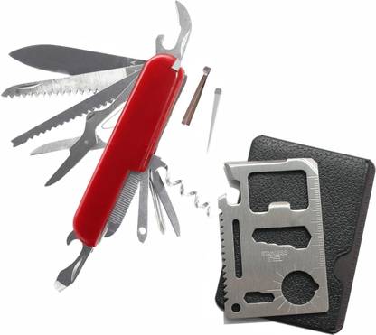 DSTECHBAR 14in1 Multifunction Tool with 11in1 Card Tool Stainless Steel ...