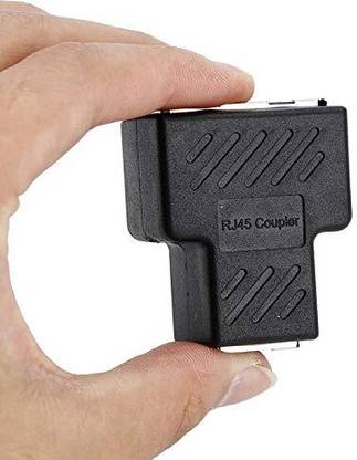 TBS 1 to 2 Way RJ45 Ethernet LAN Network Splitter Dual Adapter Ports ...