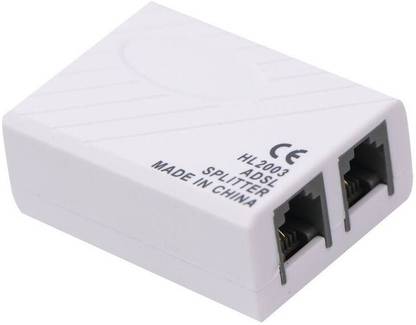 HLSP 1 to 2 RJ11 6P2C Female Socket Phone Modem FILTER ADSL/DSL ...