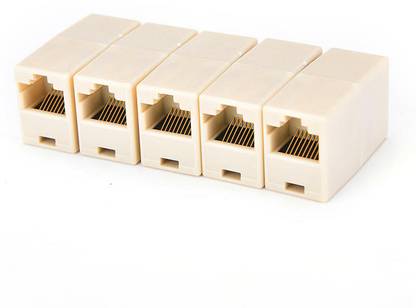 TAAPSEE 5pcs RJ45 CAT5 Coupler Plug Network LAN Cable Extender ...