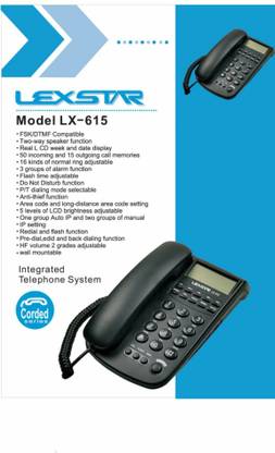 lextel LEXTEL615 Corded Landline Phone Price in India - Buy lextel ...