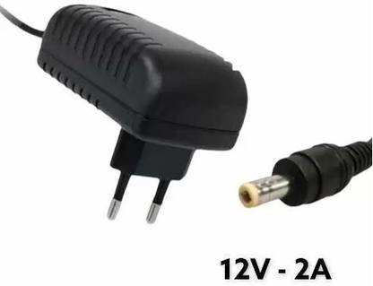 Miworld Good Quality 12 Volt 2AMP Dual Pin Power Adapter AC Input 100 ...