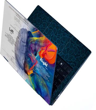 Techfit Full Body Laptop Skin Sticker For 14 to 15.6 inch Laptop - Left ...