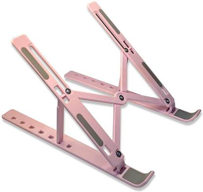 GLAMAXY Adjustable Portable ABS+Silicone Plastic Laptop Holder Riser ...