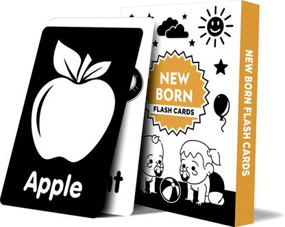 Beautiful Newborn High Contrast Flash Cards - Black & White | 28 Cards ...