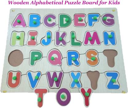 BAMICO ABCD Wooden Puzzle Board Toys for Kids Price in India - Buy ...
