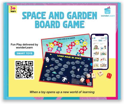 wonderhood 2 sided word building board game (Multicolor) Price in India ...