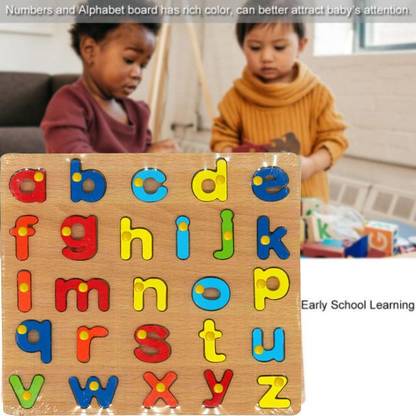 SHALAFI LowerCase Letter Puzzle Small Alphabet JigsawPuzzle Board ...
