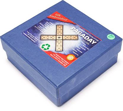 Glee and Glint Traditional Indian Ludo Game,Pagaday,Chausar Cloth Board ...
