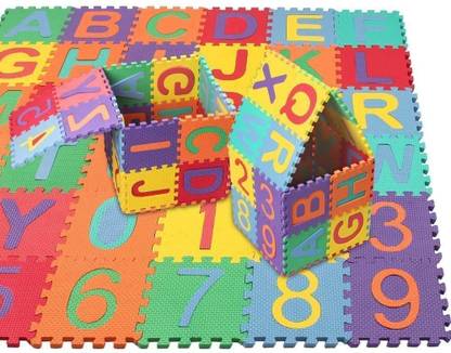 Pyzel Premium Foam Alphabet Puzzle Matt ABCD (Multicolor) Price in ...