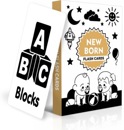 Beautiful Newborn High Contrast Flash Cards - Black & White | 16 Cards ...