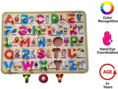 toiphy ABCD with Pictures |Alphabetical Jigsaw Board |ABCD Learning ...