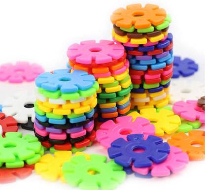 megatrack HOT BRAND 100 pcs flake Building Blocks Assembling ...