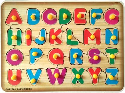 toiphy ABCD Puzzle Board|Alphabetical Jigsaw Board for Kids|Learning ...