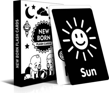 Beautiful Newborn High Contrast Flash Cards - Black & White | 28 Cards ...