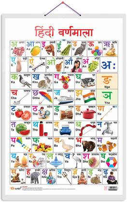 Hindi Varnamala Early Learning Educational Chart for Kids | 20"X30 ...