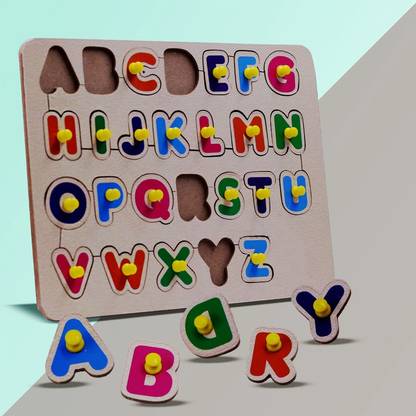 SAFESEED High Quality Wooden Educational Board ABCD Alphabet Price in ...