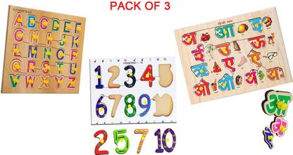 AMUSING Latest Design A to Z Alphabets, 1 to 10 Counting, Hindi swar ...
