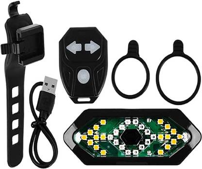 SUNNIVA Remote Control Turn Signal Warning Tail Light USB LED Rear ...