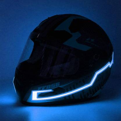 Pivalo PVHNL1B EL LED Helmet Light Strip with 3 Modes Flashing Night ...