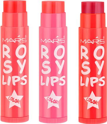 MARS Rosy Lips LIP BALM FRUIT Rose - Price in India, Buy MARS Rosy Lips ...