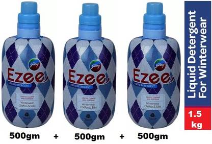 godrej ezee Lquid Detergent Winter Wear Fresh 500gm ^^ (Pack of 3 ...
