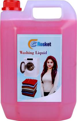 EROSKET Washing machine liquid detergent top load and front load -pink ...