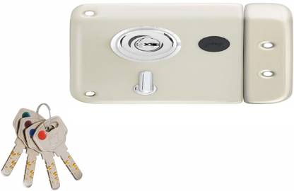 Godrej twinbolt ultra XL+ 2c deadbolt Satin nickel (4 keys) Lock - Buy ...