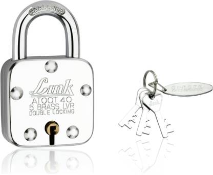 Link Atoot 40mm Lock | Steel Body | Hardened Shackle | Brass Lever ...