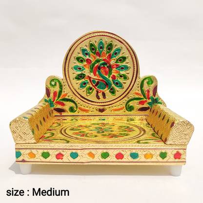 Any Fashion Krishnaji singhasan. Wooden singhasan for God Jhula Price ...