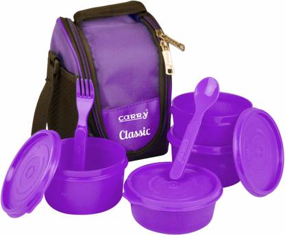 Flipkart.com | carry CLASSIC 4 MICROWAVE SAFE LUNCH BOX 4 Containers ...