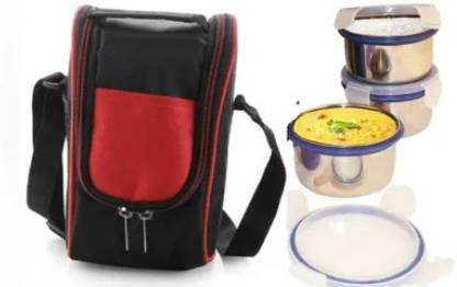 Flipkart.com | Topwere Topware Max Fresh Steel Click 3 Containers Lunch ...