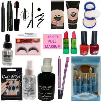 INWISH cosmetics combo set of 32 products complete makeup combo - Price ...