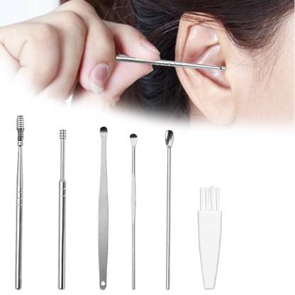 Manogyam Reusable Ear Wax Cleaner Tool Set with Storage Box -Ear Wax ...