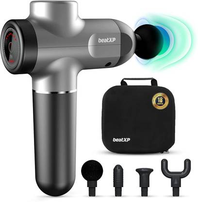 beatXP Flash Deep Tissue Brushless Electric Massage Gun Machine for ...