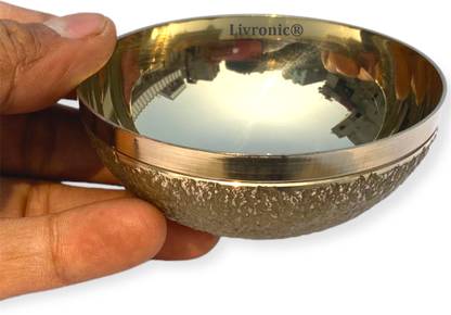 Livronic Kansa Bronze Vatki, Natural Cup, Ayurvedic Detox Manual Foot ...