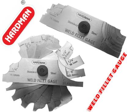 HARDMAN WELD FILLET WELDING MEASURING GAUGE Radius Gauge Price in India ...