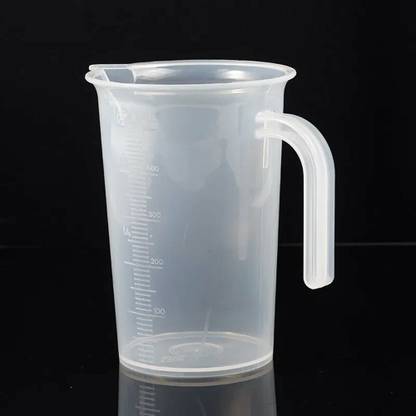 BOMBEY SCIENTIFIC Graduated Plastic Measuring Jug 1000ml For Kiteche, - Pack Of 1 Measuring Cup ...