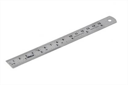 Pinak Steel Scale/Ruler 1 Foot scale pack of 2 pcs Measuring Scale Cube ...