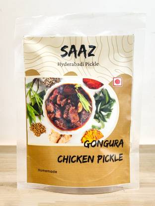 SAAZ PICKLE SAAZ CHICKEN WITH GONGURA , 200 g Price in India - Buy SAAZ ...