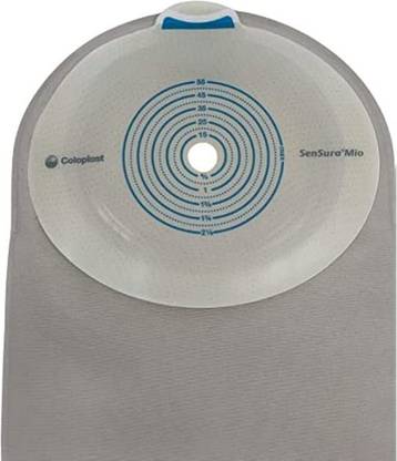 Coloplast mio 10451 1-Piece Open with inspection window Neutral Grey ...