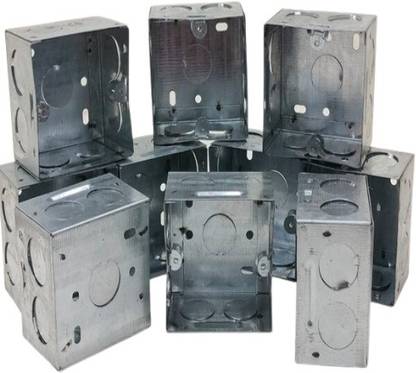 Urania 1/2 Module Gi Box 10 Nos. Metal Electrical Box Price in India ...