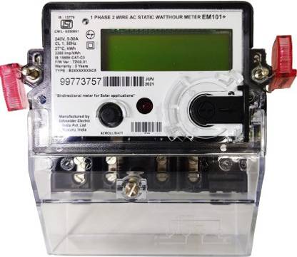 L&T Energy Meter 240 Volt | 5-30 Ampere Solar Bi - Directional Meter ...