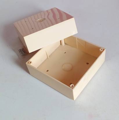 Hardware PVC Modular Surface Box 4 x 4 inch (2 Pcs) Metal Electrical ...