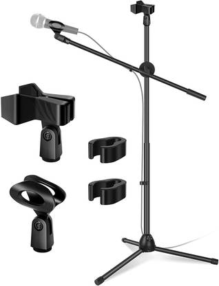 Techtest Microphone Stand Singing Microphone Stand Condenser Mic Stand ...