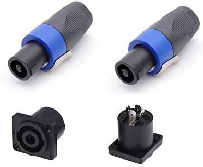 DIYtronics 4 Pole Speakon Plug NL4FC Speakon Socket Price in India ...